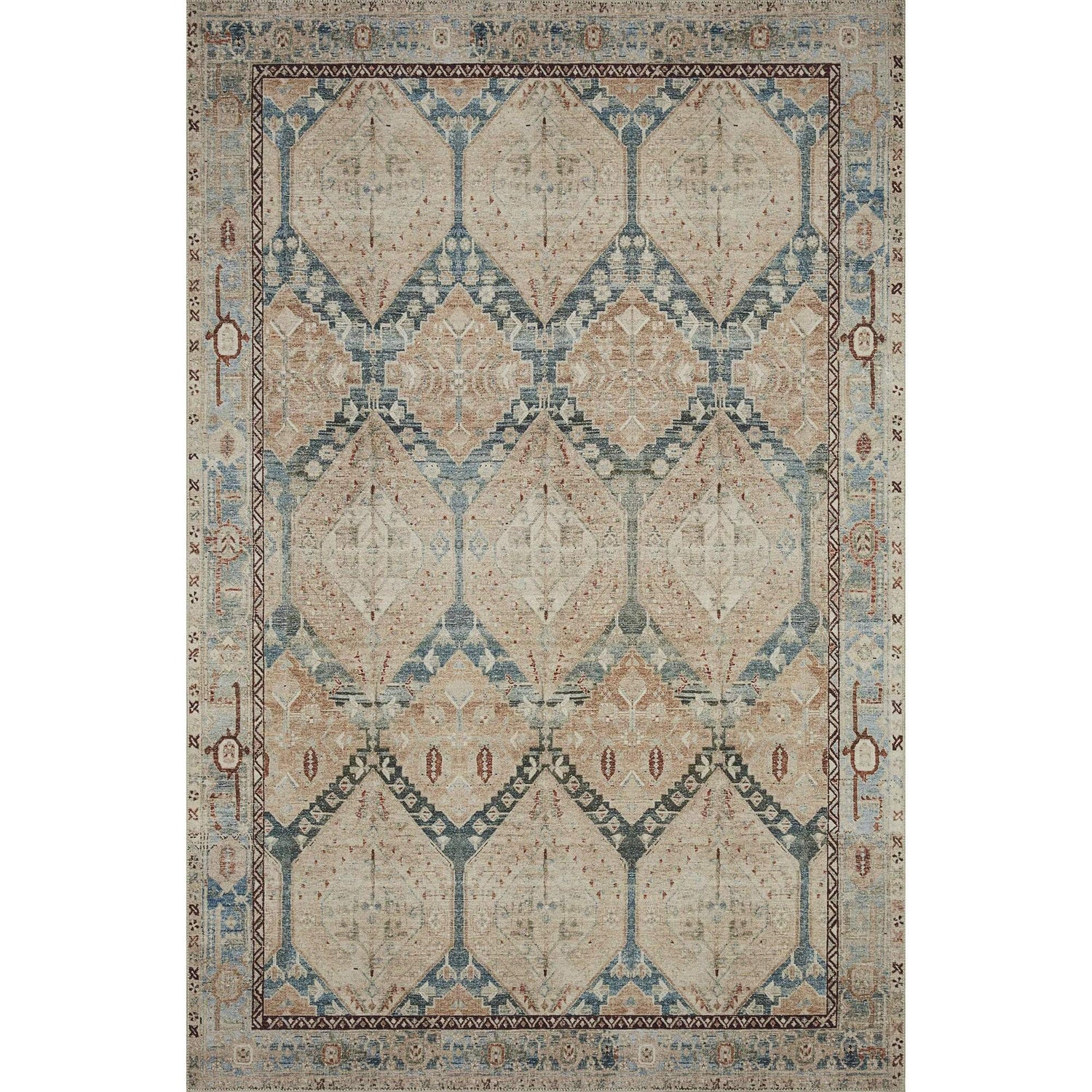 Loloi Magnolia Home Lenna Rug – Meadow Blu