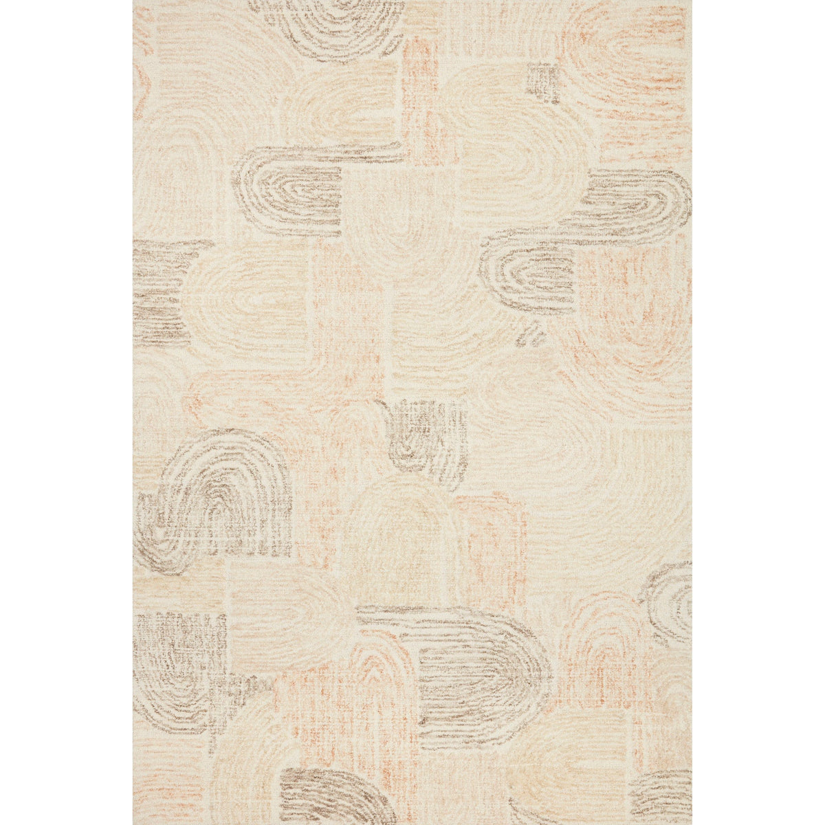 Milo Peach/Pebble Rug – Meadow Blu