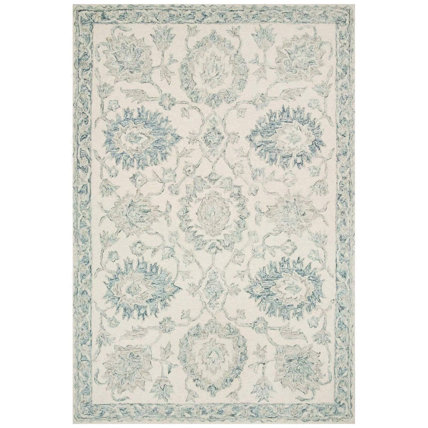 Loloi Norabel Rug - Ivory/Blue – Meadow Blu