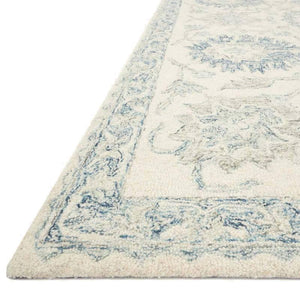 Loloi Norabel Rug - Ivory/Blue – Meadow Blu