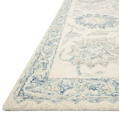 Loloi Norabel Rug - Ivory/Blue – Meadow Blu