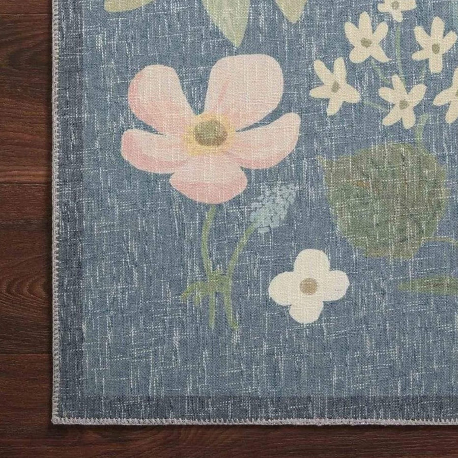 Cotswolds Rug - Strawberry Fields Teal – Meadow Blu