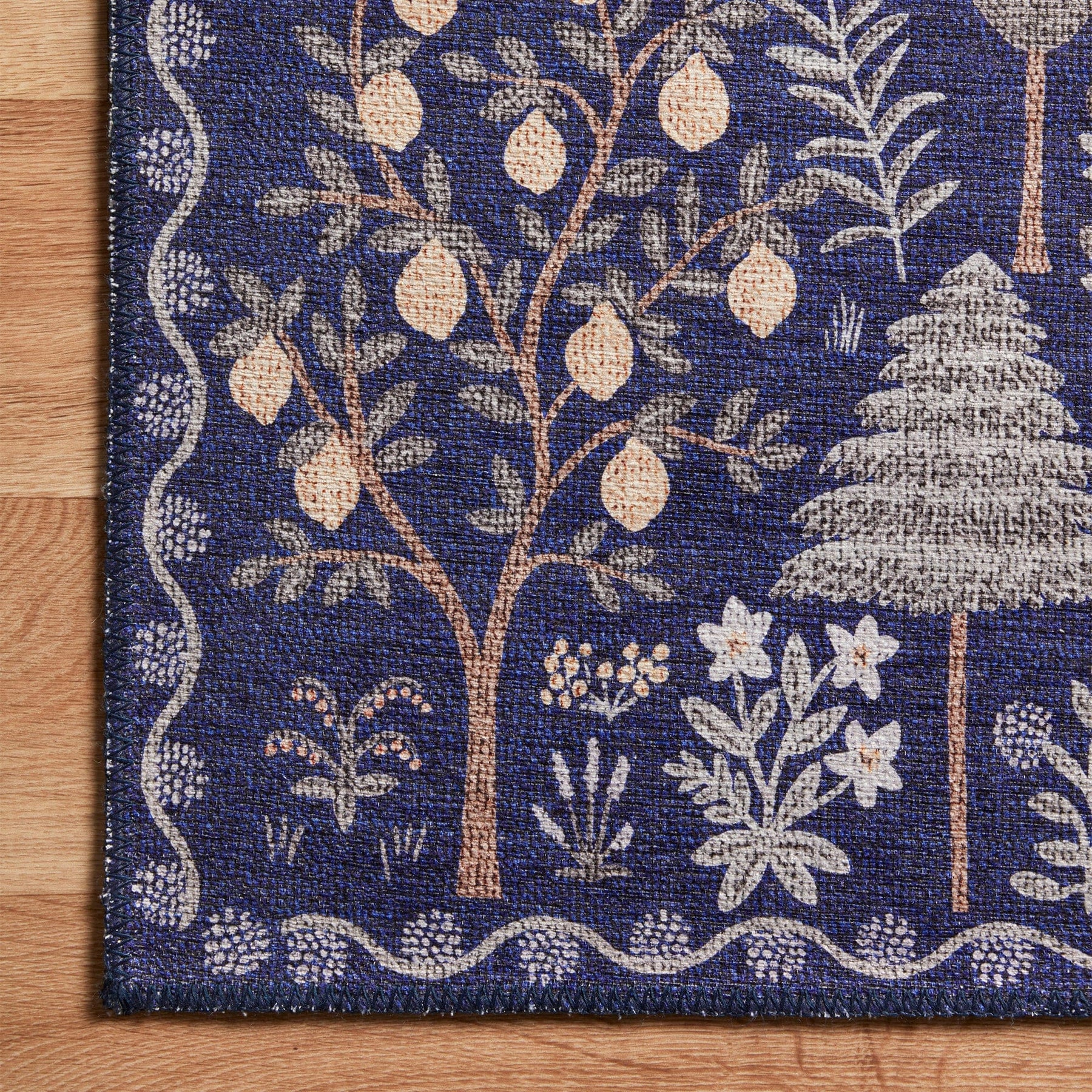 Loloi Rifle Paper Co. Menagerie Forest Rug – Meadow Blu