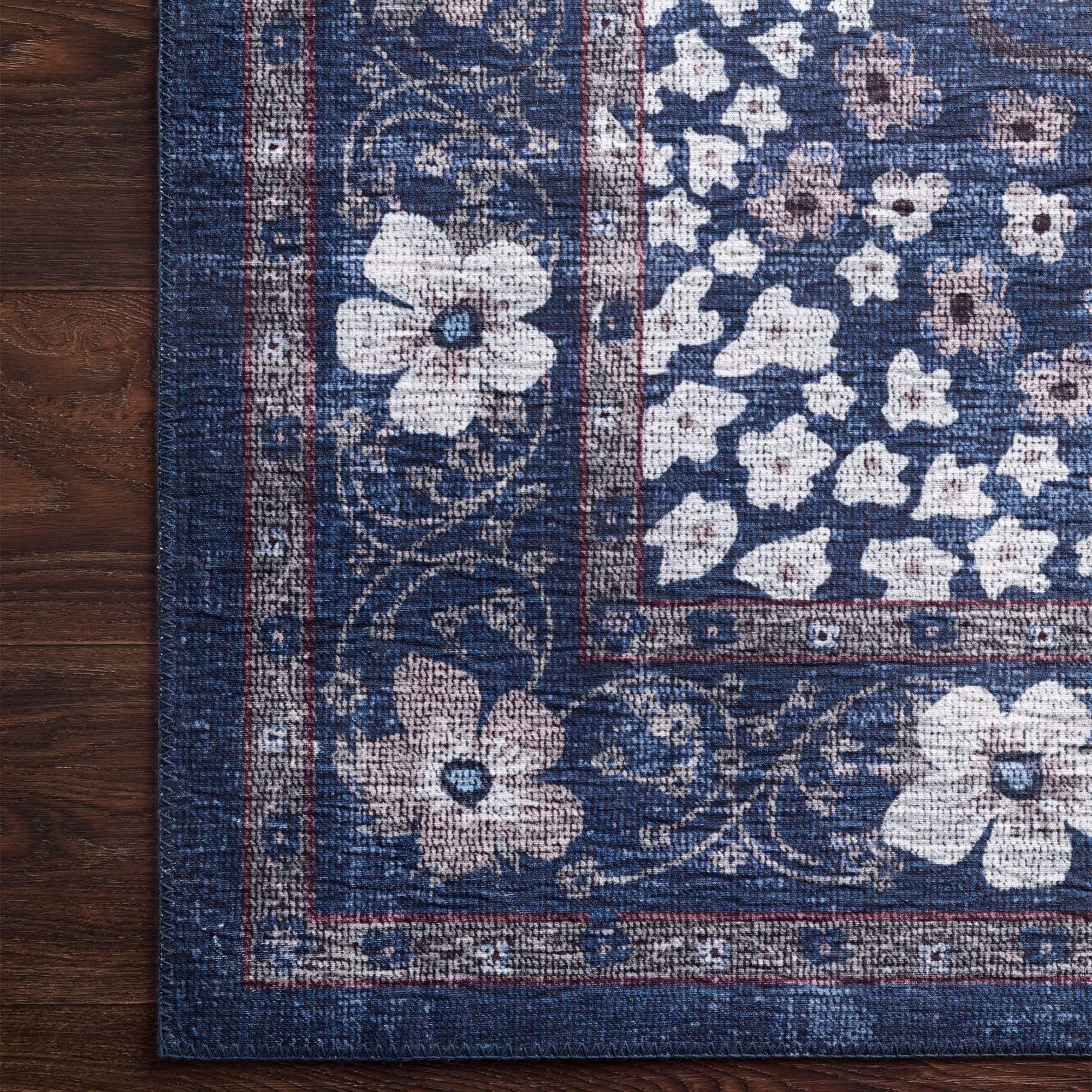 Loloi Rifle Paper Co. Palais Rug - Navy – Meadow Blu