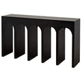 Noir Bridge Console - Hand Rubbed Black – Meadow Blu