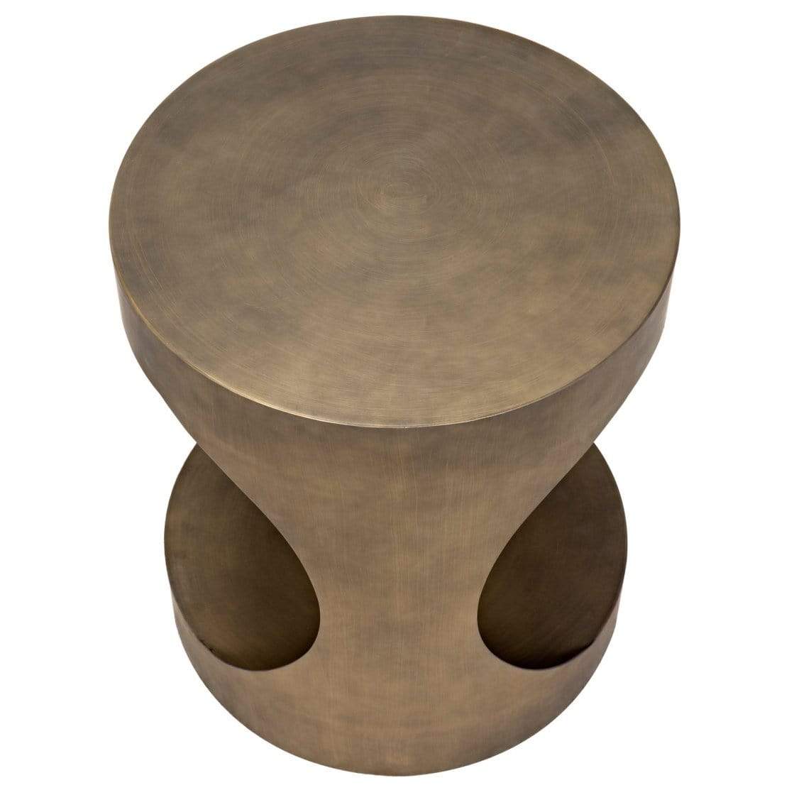 Noir Eclipse Round Side Table – Meadow Blu