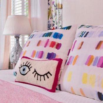 Candelabra Home Wink Wink Pillow – Meadow Blu