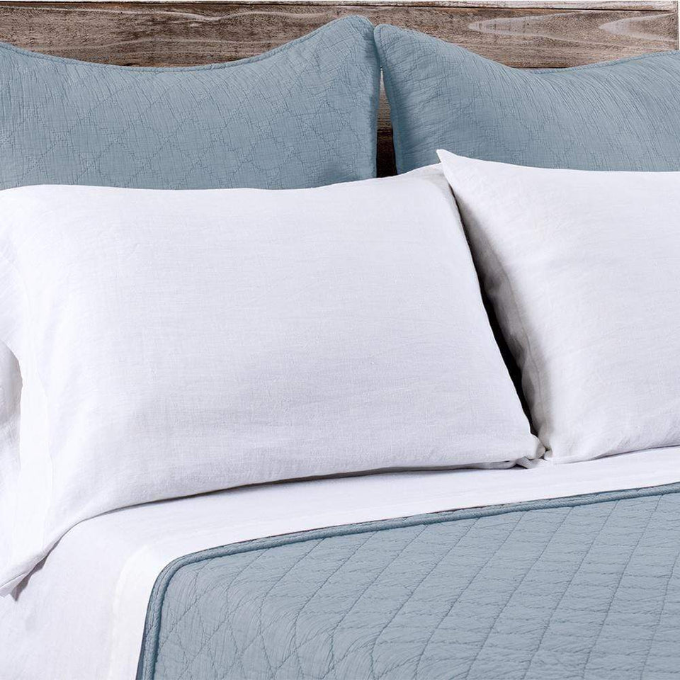 Pom Pom at Home Huntington Coverlet - Dusty Blue – Meadow Blu