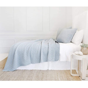 Pom Pom at Home Huntington Coverlet - Dusty Blue – Meadow Blu
