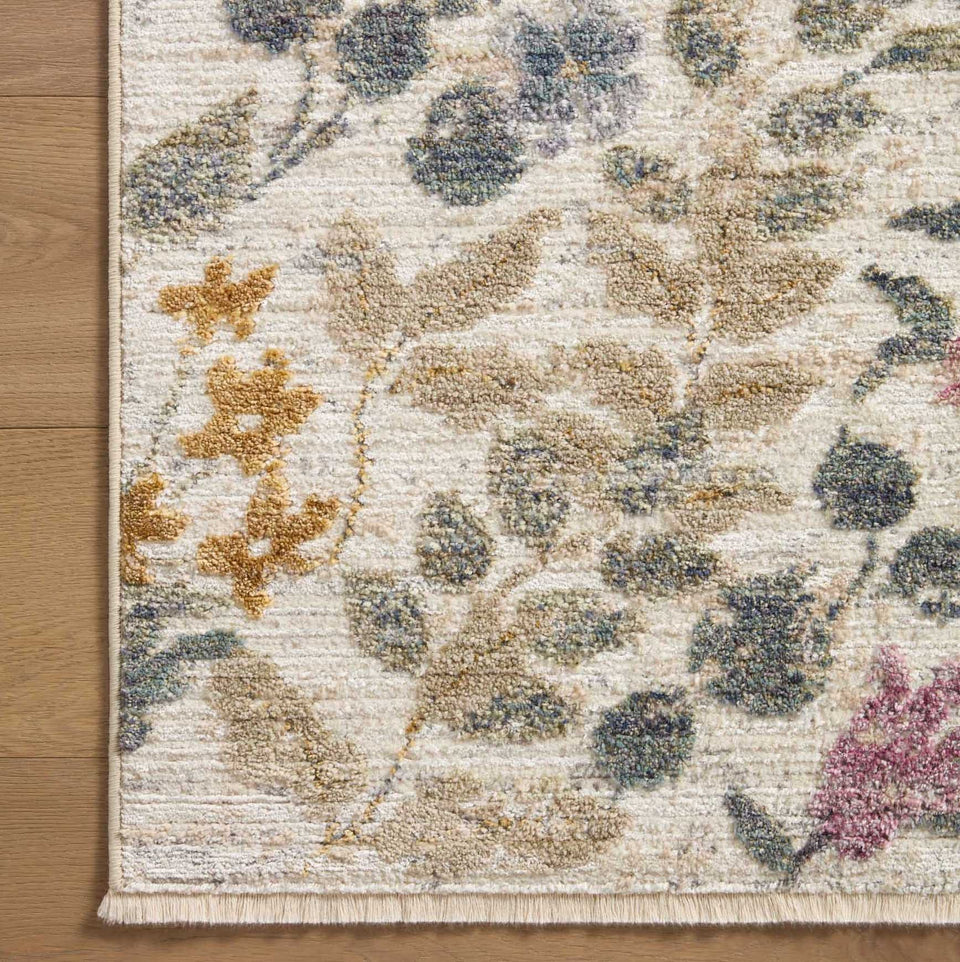 Loloi Rifle Paper Co. Provence Abbey Rug – Meadow Blu