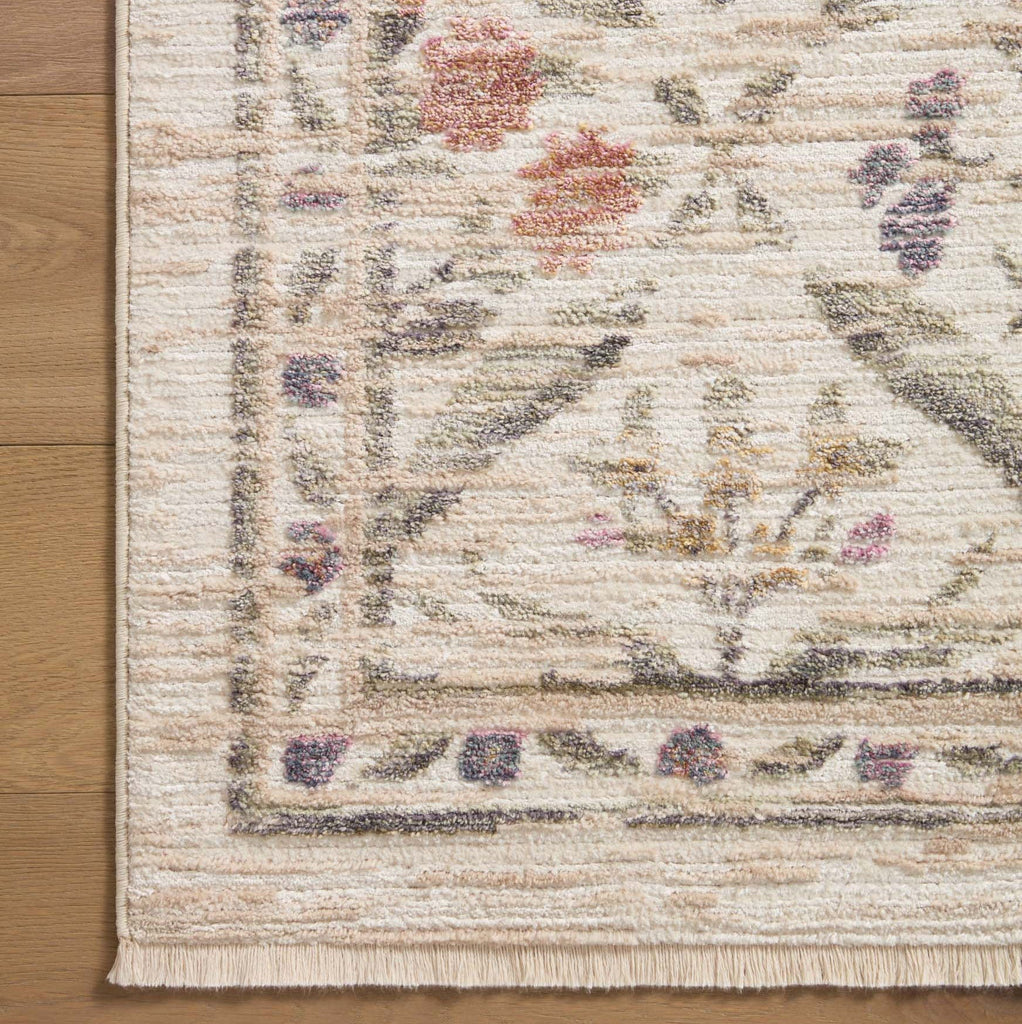 Loloi Rifle Paper Co. Provence Estee Ivory Rug – Meadow Blu