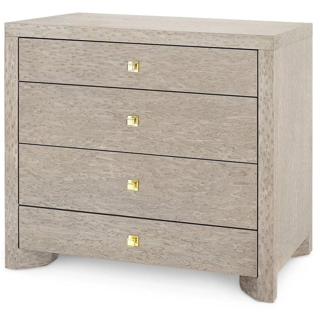 Lugano 4-Drawer Side Table – Meadow Blu