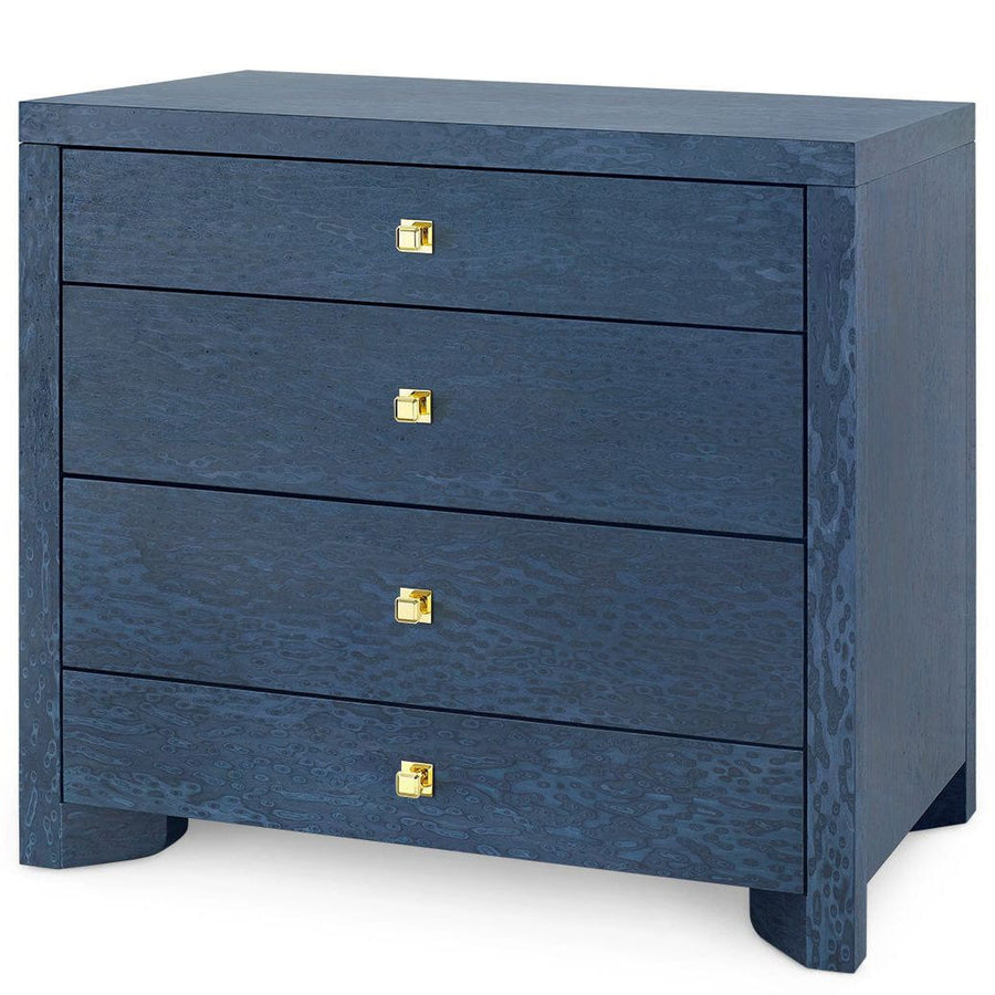 Lugano 4-Drawer Side Table – Meadow Blu